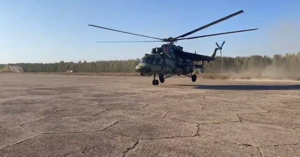 The Russian military in Ziabrauka are now guarded by an air assault ...